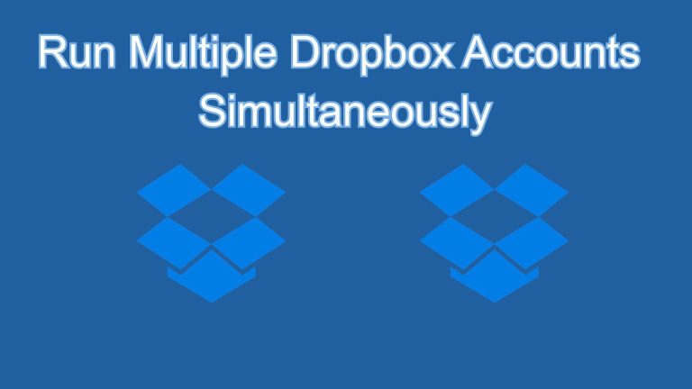 Hoe je twee Dropbox-accounts eenvoudig op dezelfde computer gebruikt ...